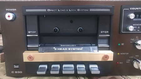 Dual c 830 трёх головочная дека