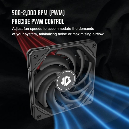 ID-COOLING IS-55 Black Desktop CPU Cooler (Новый)