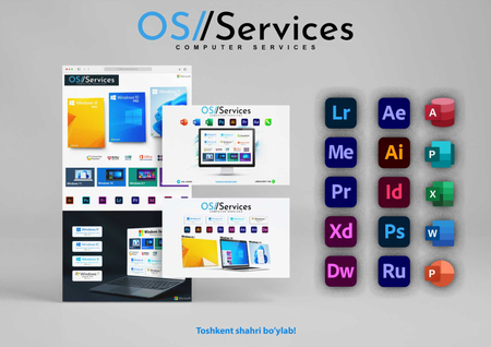 УСТАНОВКА: Windows 11/10/8 Pro MS-Office Aнтивирус Драйвер