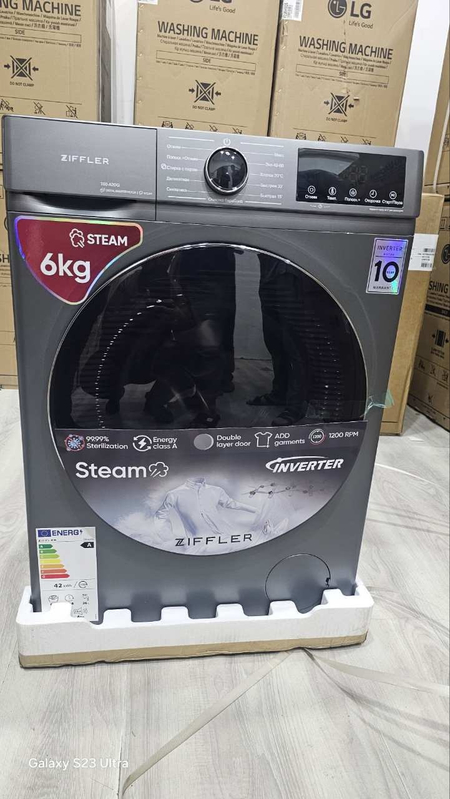 Стиральная машина Ziffler 6kg Invetor Гарантия Доставка