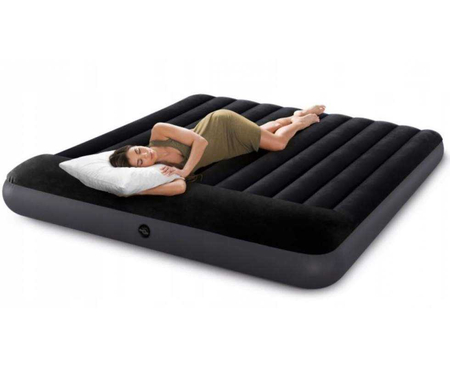 Intex 64144, надувной матрас 203 x 183 x 25 см Бесплатная Доставка