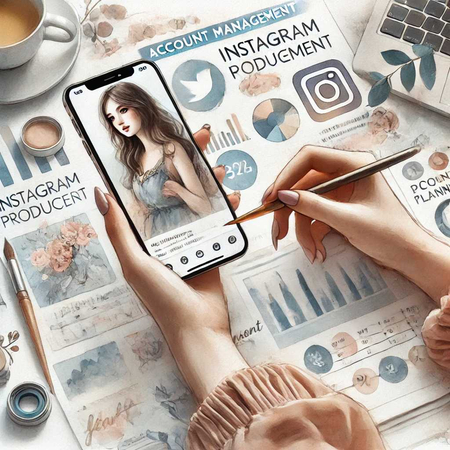 Продюсирование Instagram-аккаунтов: Быстрый рост и наставничество.