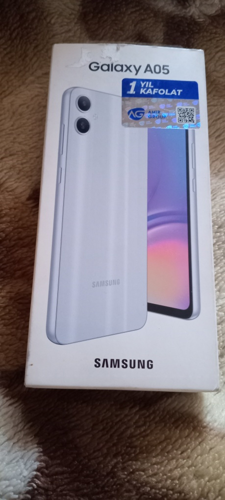 Samsung A05 ideal o\\\'ta tiniq 128GB hotira 2 Sim kartasi imeyka bo\\\'gan.