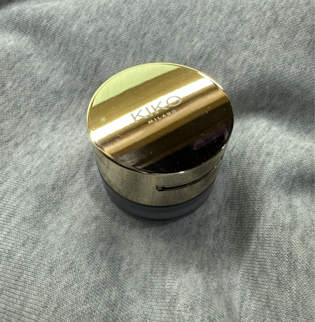 Тени Kiko Milano в темно сером оттенке 03 Silver& Bright