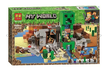 Майнкрафт шахта 852 деталей из коллекции Lego My World Lari