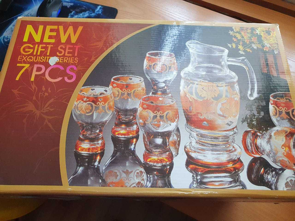 Графин с бокалами, новый