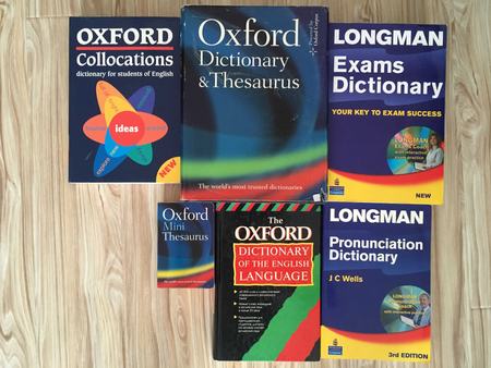 Английские словари Oxford, Longman, Collocations, Pronunciation