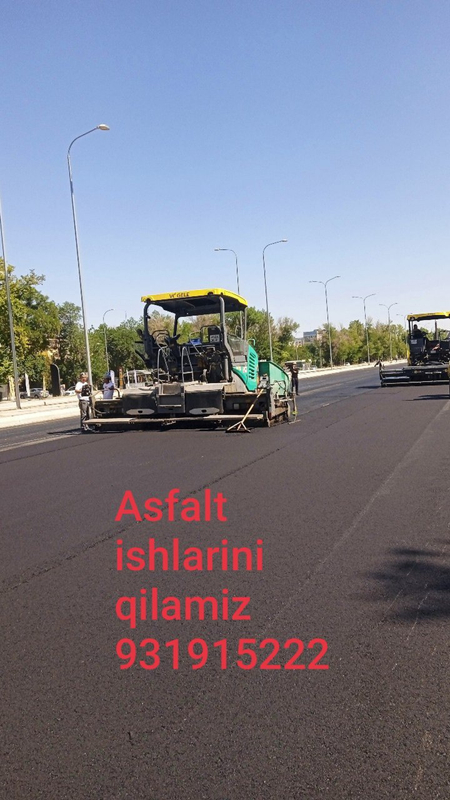 Asfalt yotqizamiz Toshkent bo'ylab Asfalt Xizmati
