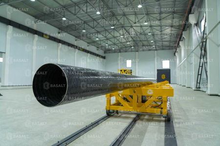Bazalt kompozit quvurlari 6m diametri 300mm SN10000 napo'rli\napo'rsiz
