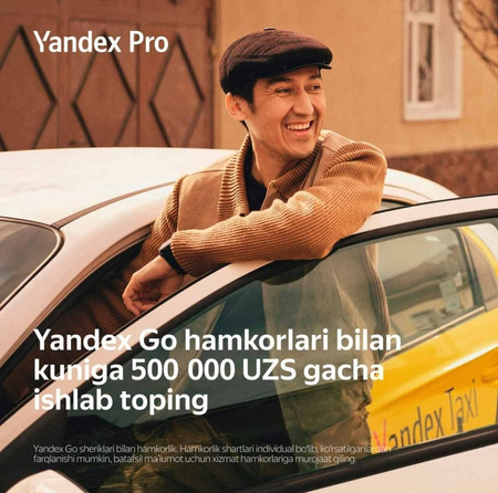 Yandex ochishga qiziqnlarni xamkorlikga taklif qilami