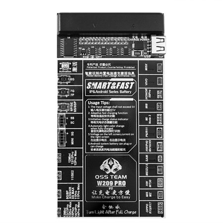 W209 Pro V8 для быстрой зарядки и активации батареи IPhone