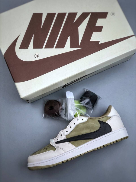 Кроссовки Nike Air Jordan 1 Travis Scott Golf