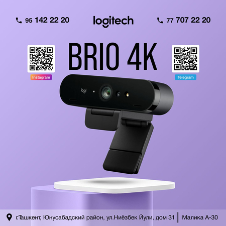 Logitech 4K BRIO Stream WebCamera