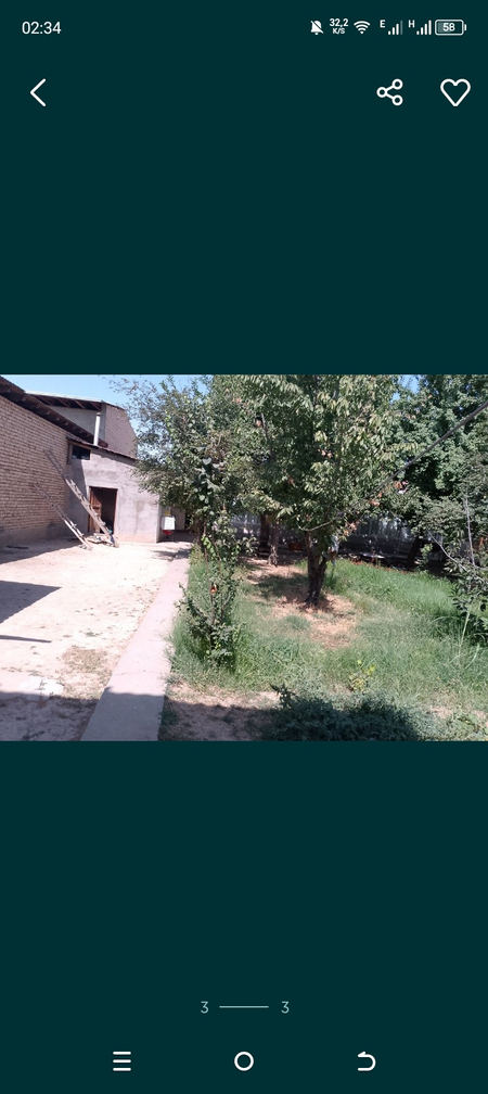 Nazarbekda 4 sotih hovli sotiladi