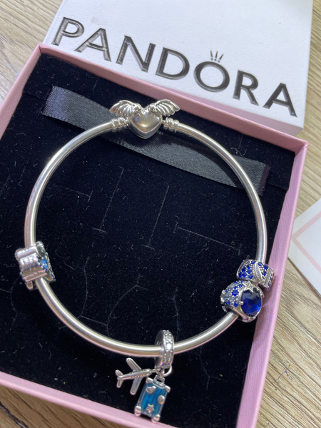 Браслет Pandora с Шармами 925 проба