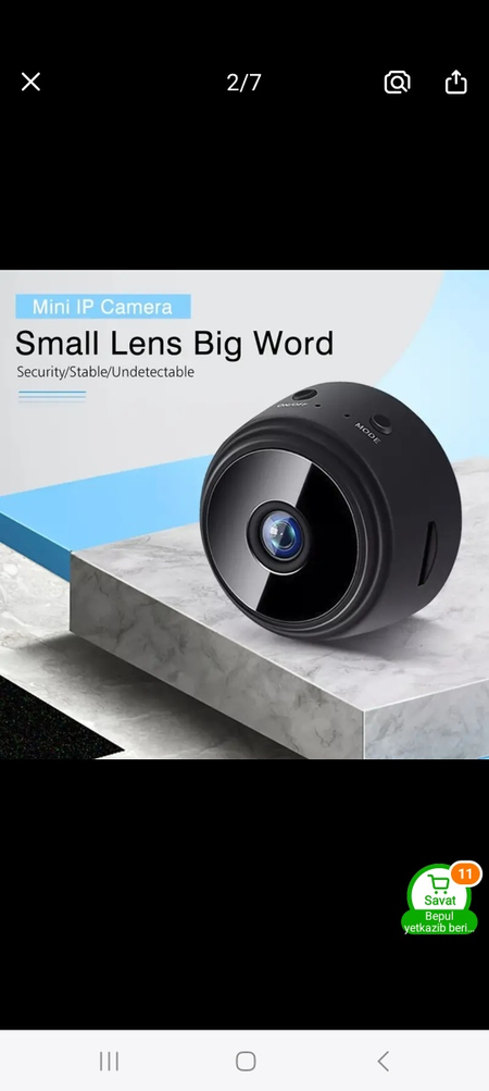 Mini IP kamera sotiladi