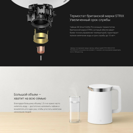 Умный Электрочайник Xiaomi Smart Kettle Pro CN Азиатская Версия