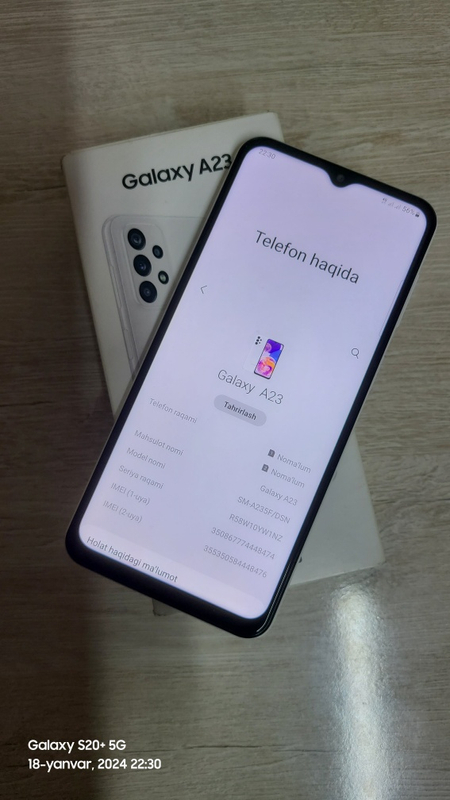 Samsung A23 yangi telefon