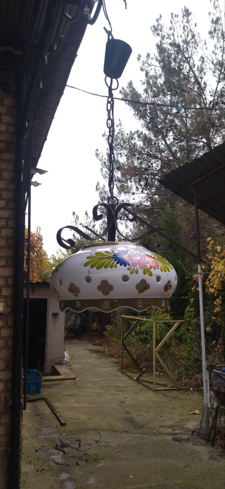 Люстра (абажур) керамическая.