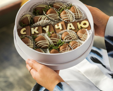 Клубника шоколада