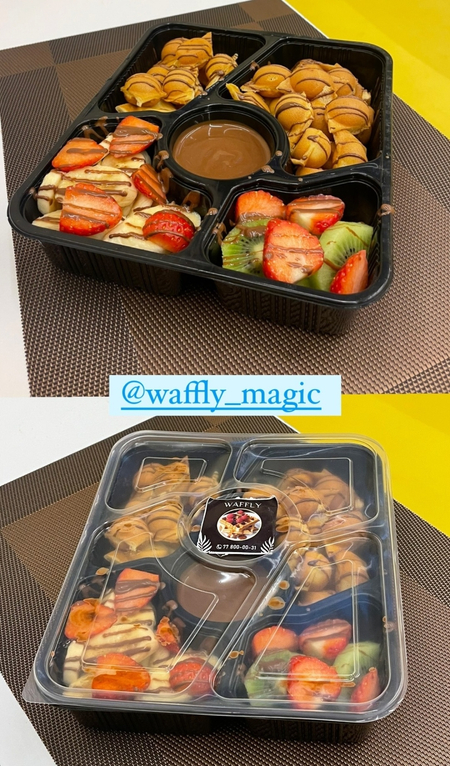 Waffle fast food tayyor biznes magic cityda