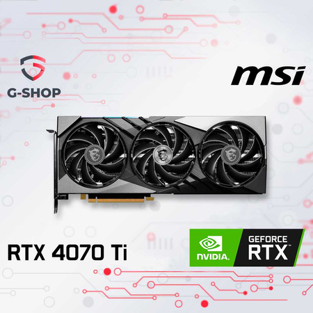 Игровая видеокарта NVIDIA MSI GeForce RTX 4070 Ti Gaming X Slim 12GB