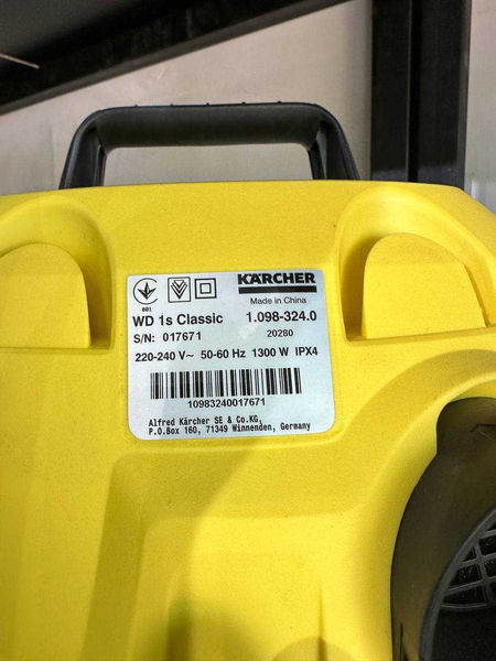 KARCHER pilesos WD 1s classic