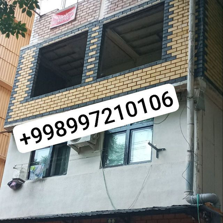 Kladka balkon balkonga g'isht teramiz