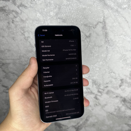 iPhone 14 Pro Max Purple Akk: 90% Kelshamiz