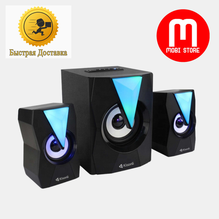 Kомпьютерные колонки Kisonli TM-4000U, Bluetooth, RGB (Garantiya)