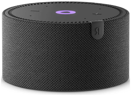 Яндекс станция YNDX-00020 Умная станция 2го поколения с часами, Чёрная