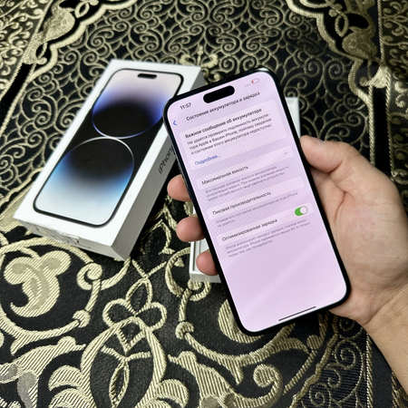 iphone 14pro Max 256gb Sim black full komplekt 100% !!