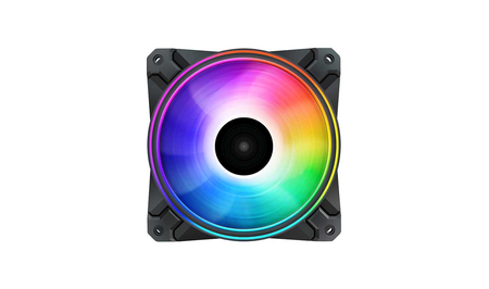 Кулер для кейса Case Cooler Deepcool CF120 Plus A-RGB LED (3в1) Black