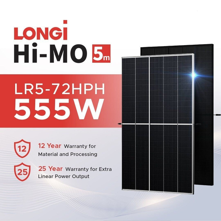 Монокристалл LONGi 555 ватт с сервис центром оптом только для дилеров!