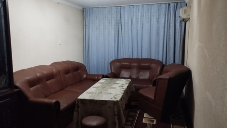 3 хонали 1-этажда жойлашган жихозланган квартира ижарага берилади
