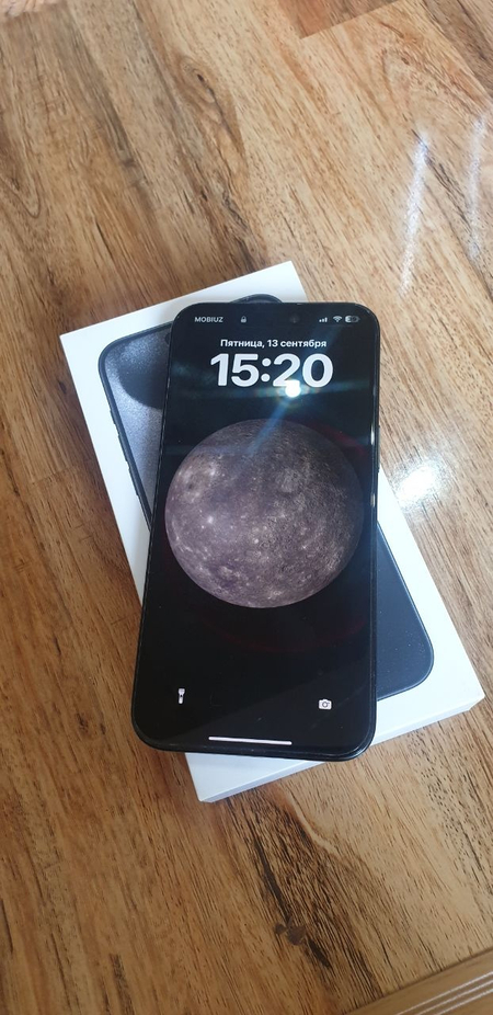 Iphone 15pro max,  256 gb black titanum