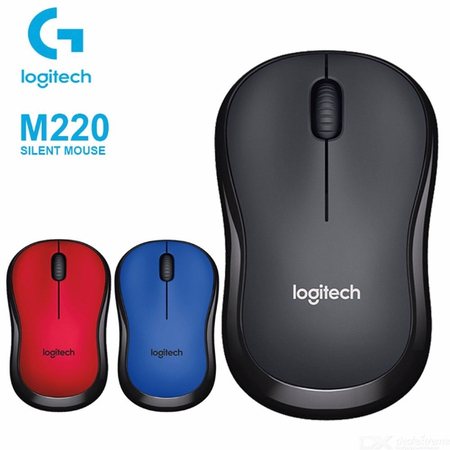 Logitech M220- УЛЬТРА-ТИХАЯ мышь с 90% уменьшенным звуком щелчка