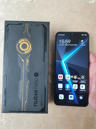 ZTE Nubia Neo 5G 8+10/256 Black 5G Orginal Flagman igravoy Karobka Bor