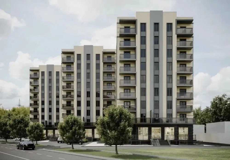 ЖК Baku Residence 2 комнатная Коробка 61м2 до дустлик метро 5 минут