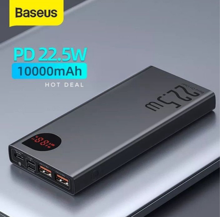 БЕСПЛАТНАЯ ДОСТАВКА! Внешний аккумулятор Baseus Metal Digital 22.5W