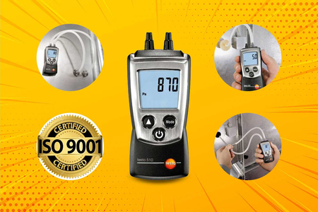 Манометр дифманометр давления testo 510