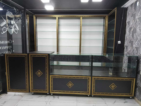 Прилавки, стеллажи, витрины для магазинов на заказ.