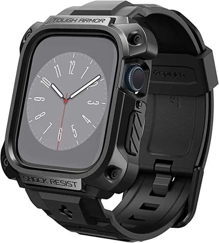 Spigen Tough Armor Pro Metal Designed for Apple Watch Series 8/7