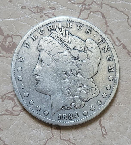 Серебряный Доллар Морган 1884