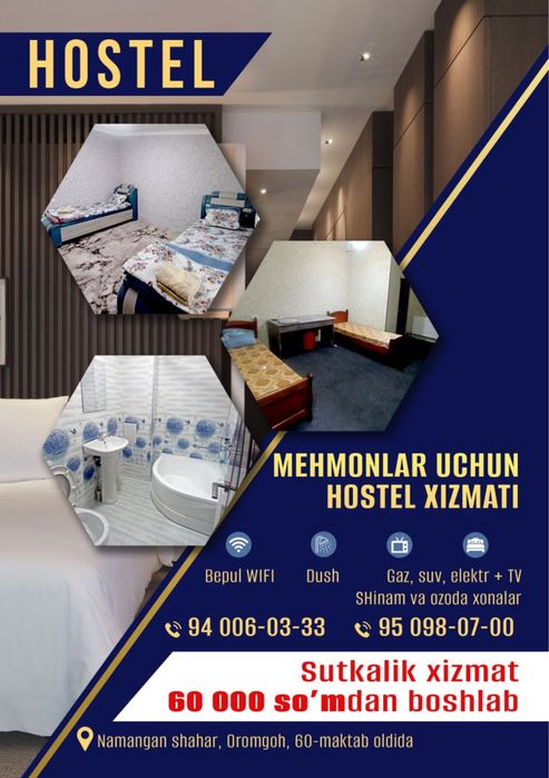Hostel Arzon Mehmonxona