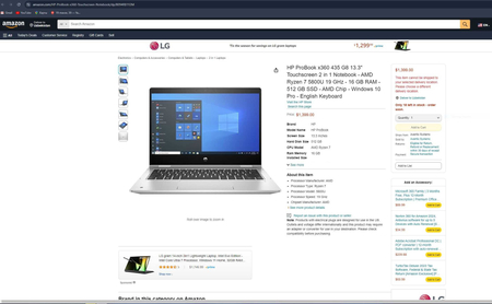HP ProBook x360 435 G8 Notebook PC