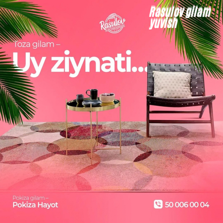 Rasulov gilam yuvish