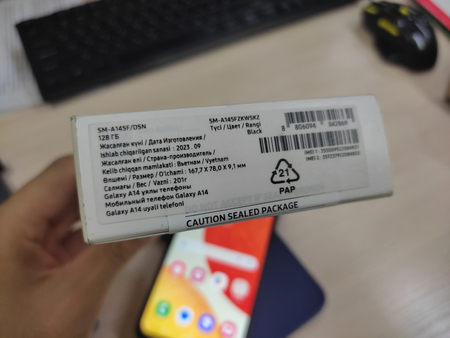 Samsung A14 128gb black