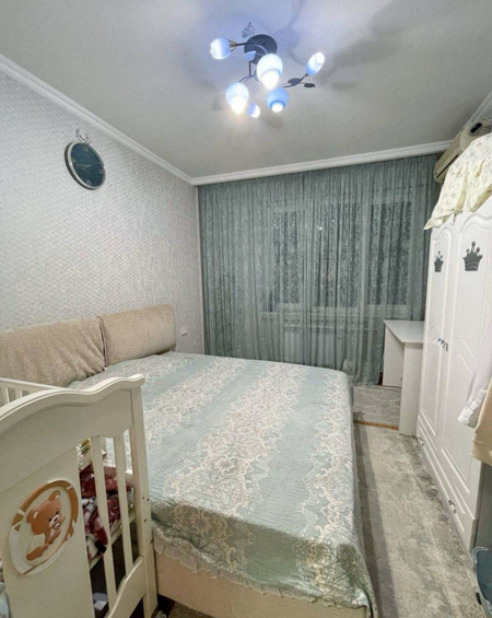 Метро Новза Чиланзар 7 2х комнатная  Балкон 1.5*3 с Евроремонтом