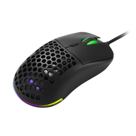 Игровая белая мышь с подсветкой RGB Sharkoon Light² 180 Black White